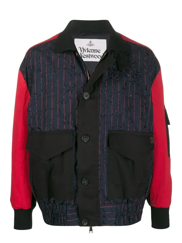 VIVIENNE WESTWOOD Contrast Sleeve Jacket - Black