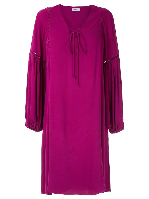 OLYMPIAH Hagia Wide Sleeve Dress - Pink