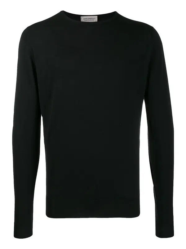 John Smedley Lundy Crew Neck Jumper - Black