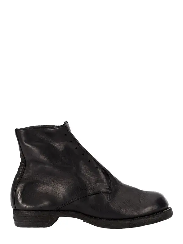 Guidi Slip-on Fitted Boots - Black