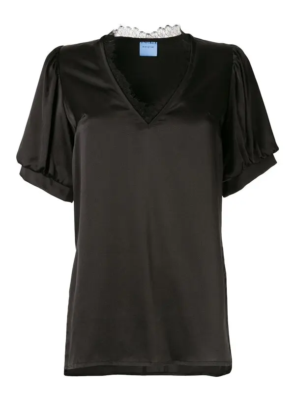 MACGRAW Shadow Blouse - Black