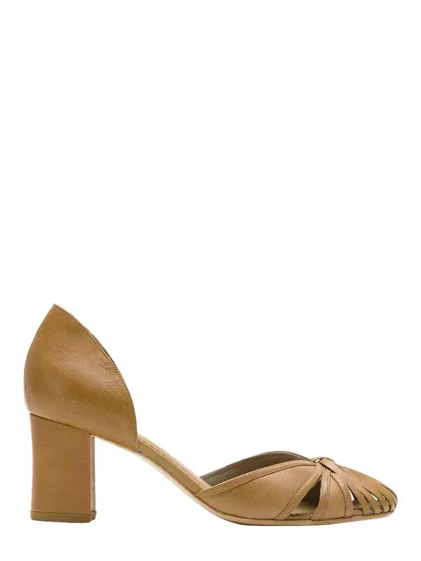 STUDIO CHOFAKIAN Leather Pumps - Brown