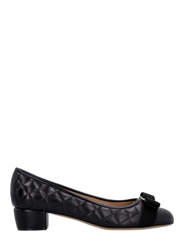 FERRAGAMO Vara Bow 40mm Pumps - Black
