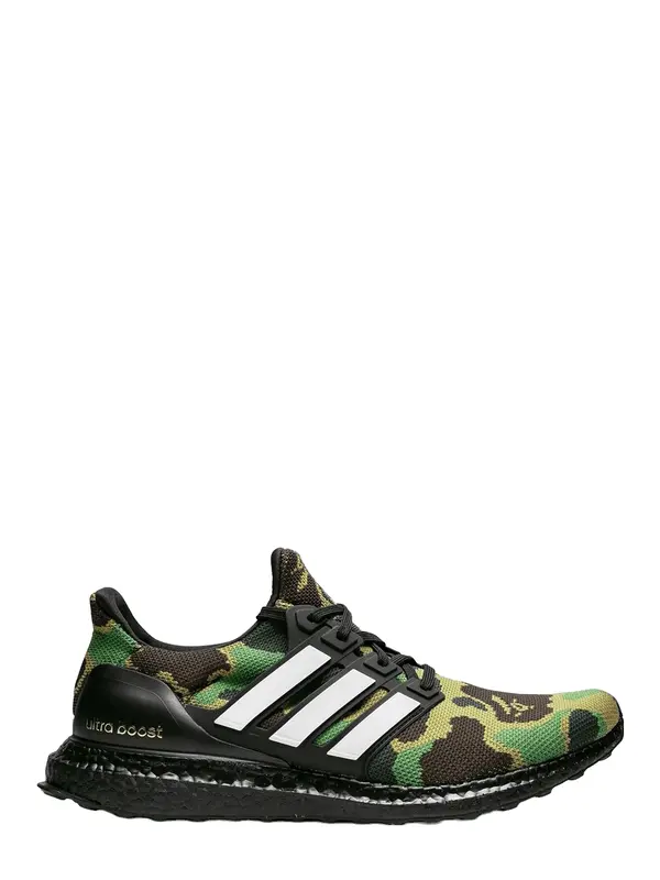 Adidas X Bape Ultraboost 1st Camo Green Sneakers - Black