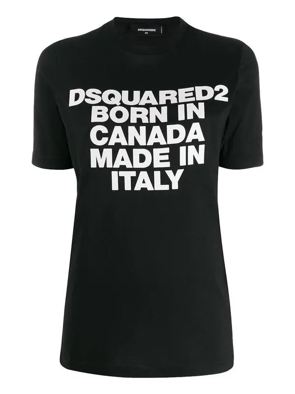 Dsquared2 Born In Canada" T-shirt - Black