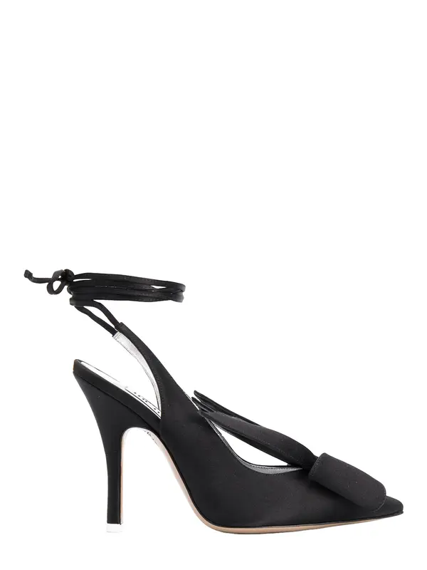 Attico Ankle-wrap Pumps - Black