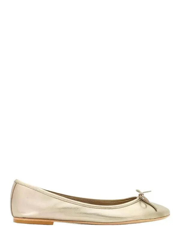 STUDIO CHOFAKIAN Sarita Leather Ballerinas - Neutrals