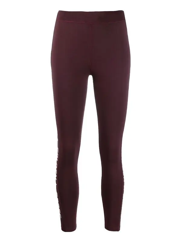 GOLDEN GOOSE Side Logo Leggings - Red