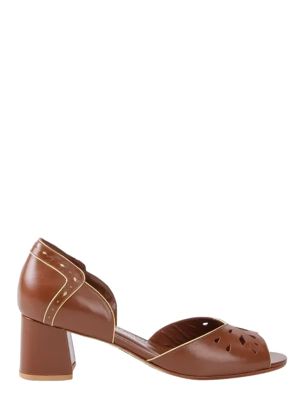 STUDIO CHOFAKIAN Pierre Leather Sandals - Brown