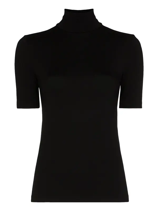 Wolford Aurora Turtleneck Top - Black