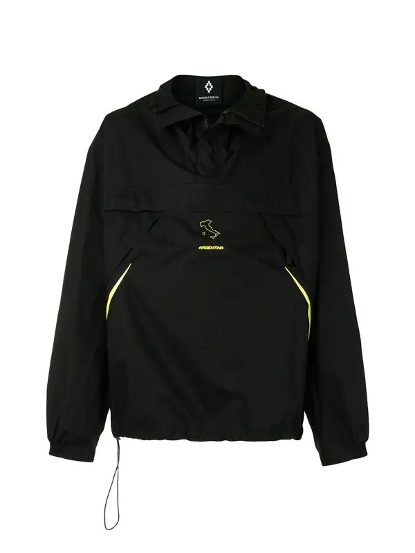 COUNTY OF MILAN Argentina Windbreaker - Black
