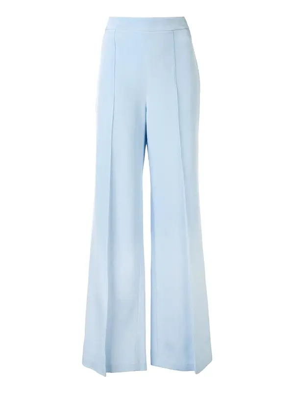 MACGRAW Peacock Flared Trousers - Blue