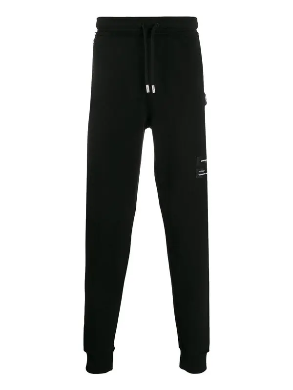 COUNTY OF MILAN Otromundo Logo Patch Track Pants - Black