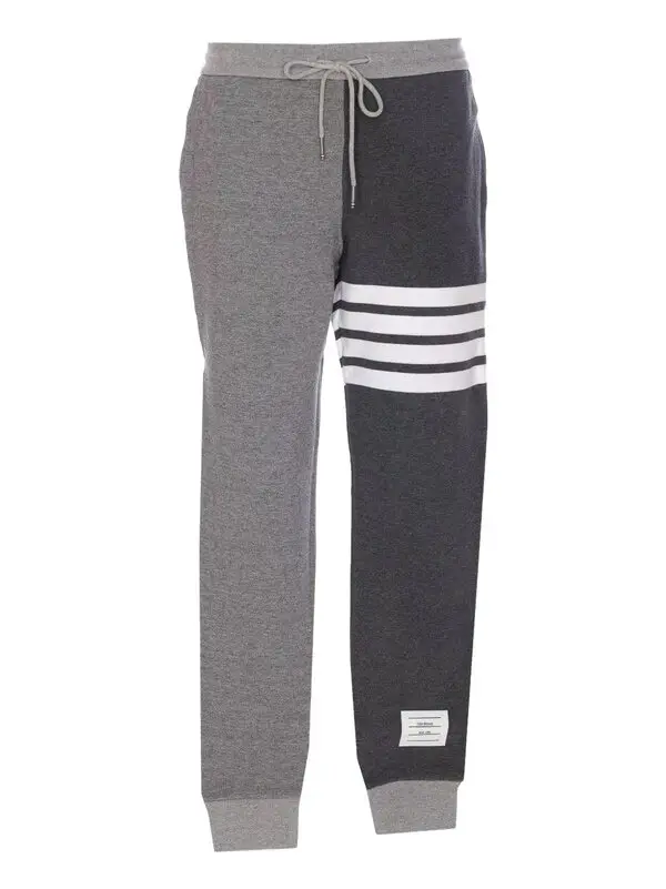 Thom Browne 4-bar Stripe Sweatpants - Grey