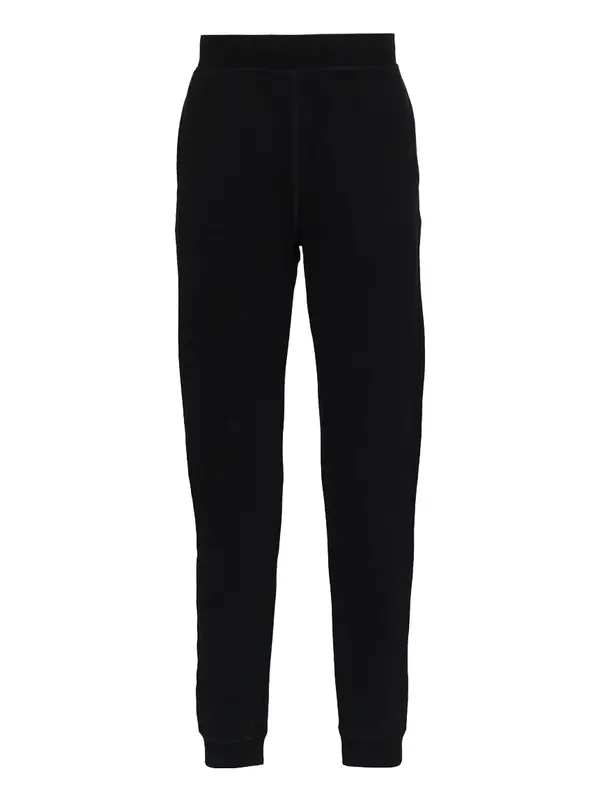 Sunspel Cotton Sweatpants - Black