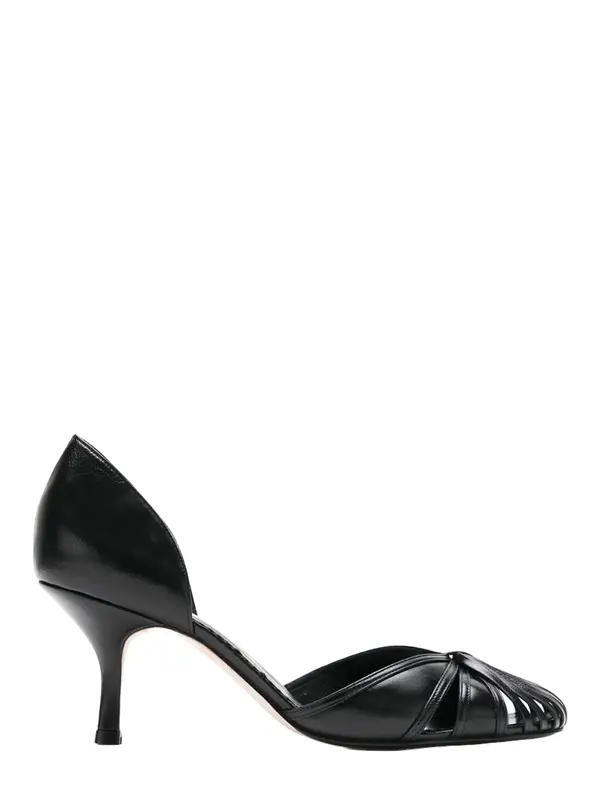 STUDIO CHOFAKIAN Leather Pumps - Black