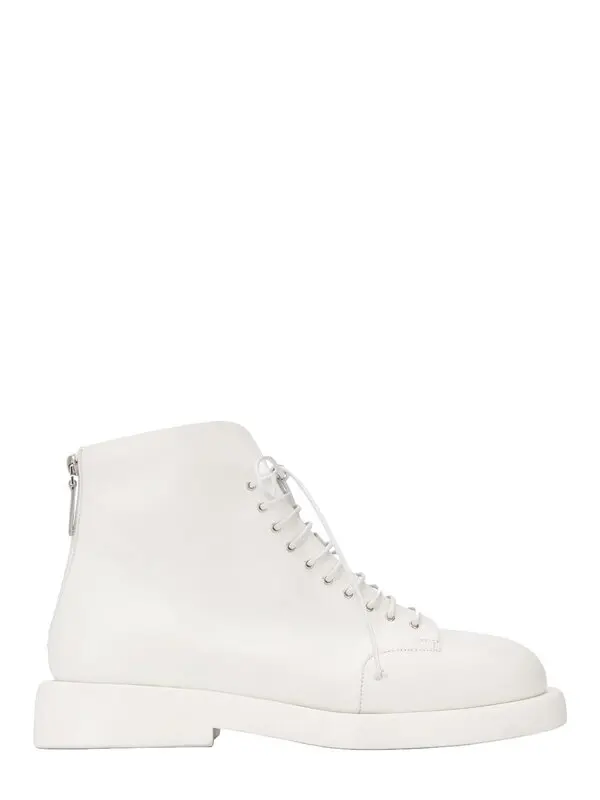 Marsèll Leather Lace-up Boots - White