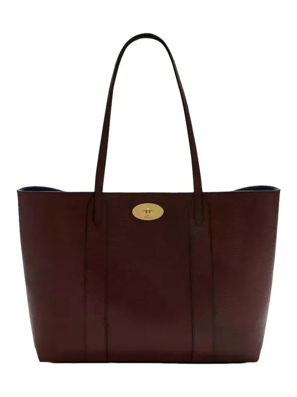 Mulberry Bayswater Grained Leather Tote Bag - Red