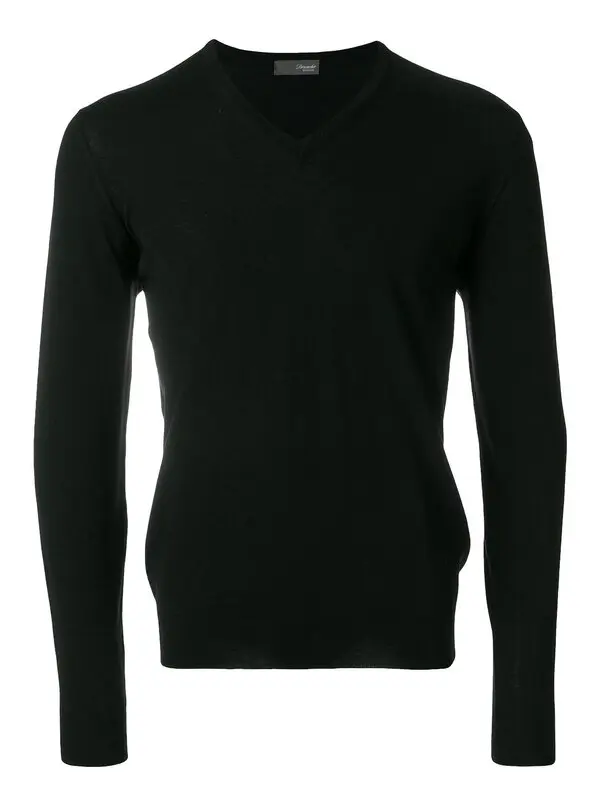 DRUMOHR V-neck Jumper - Black