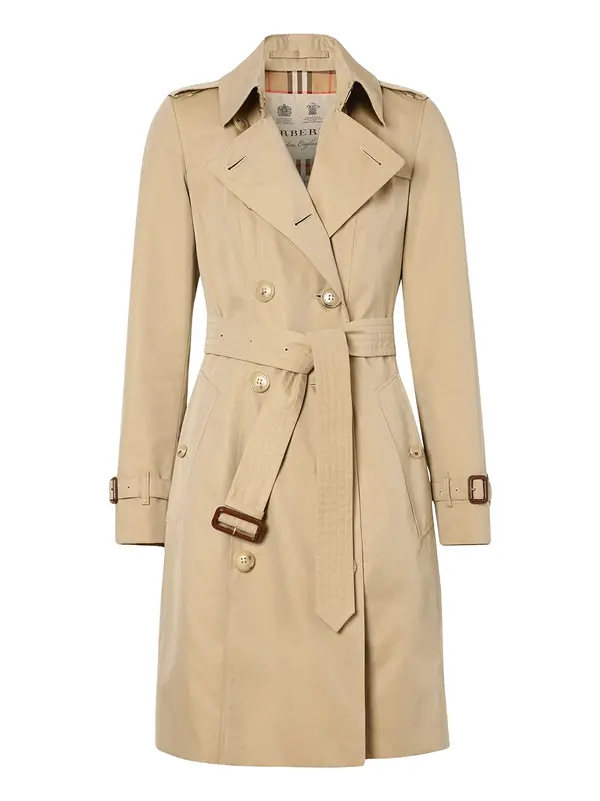 Burberry Chelsea Heritage Double-breasted Trench Coat - Neutrals