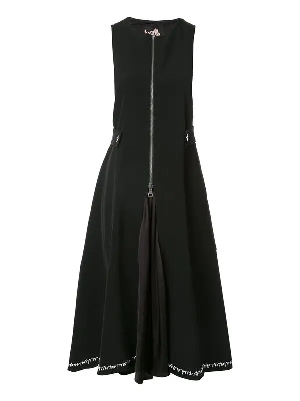 HACULLA. A-line Midi Dress - Black