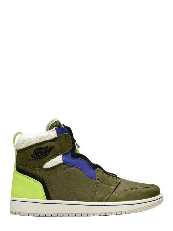 JORDAN Air 1 High Zip Up Sneakers - Green