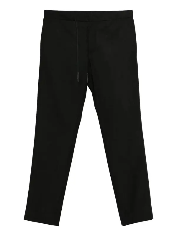MAISON MARGIELA Drawstring Straight-leg Trousers - Black