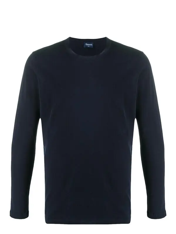 DRUMOHR Long Sleeve T-shirt - Blue