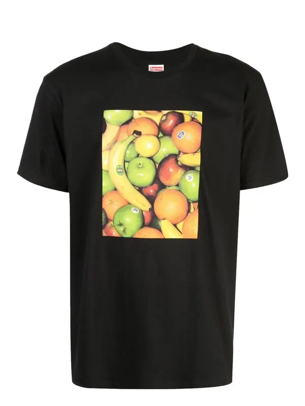 Supreme Fruit Photograph-print T-shirt - Black
