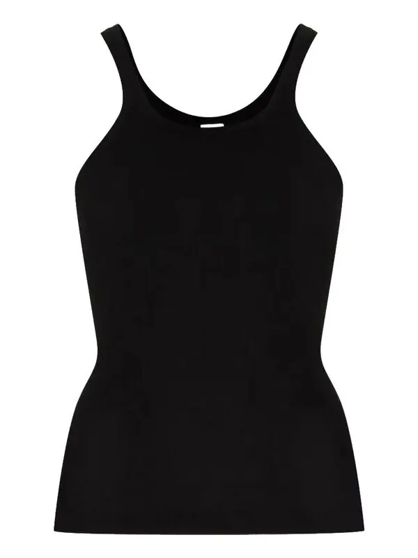 RE/DONE Ribbed Tank Top - Black