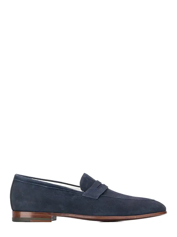 SCAROSSO Marzio Slip-on Loafers - Blue