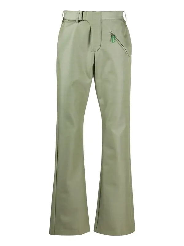 Off-White Contour Tailored Trousers - Green