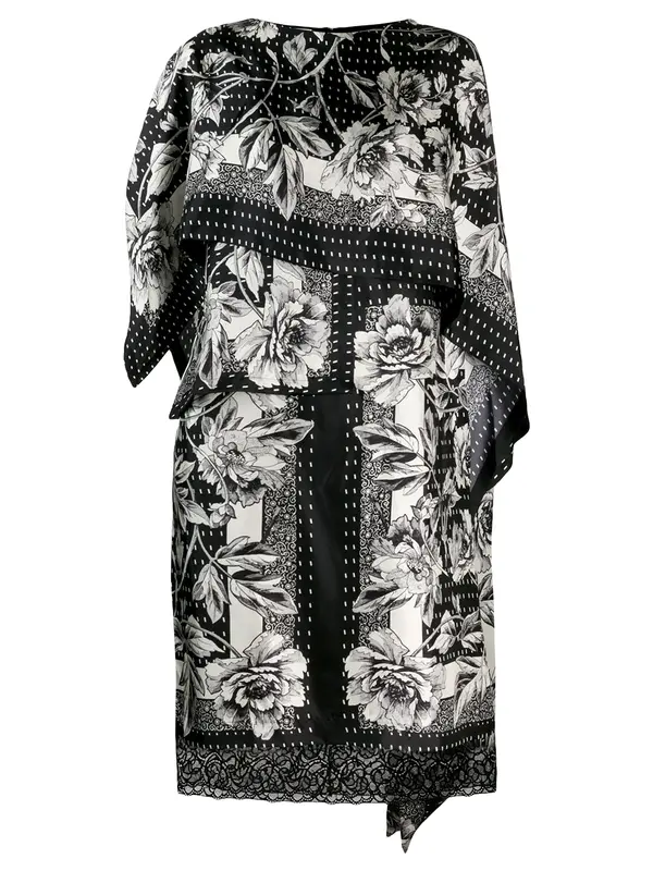 Antonio Marras Floral Print Dress - Black
