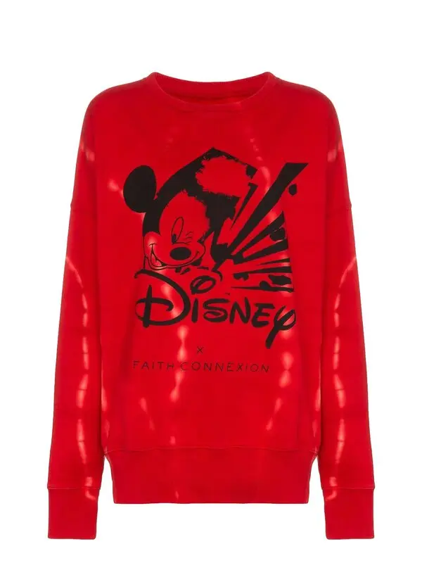Faith Connexion Disney X Mickey Mouse Sweatshirt - Red