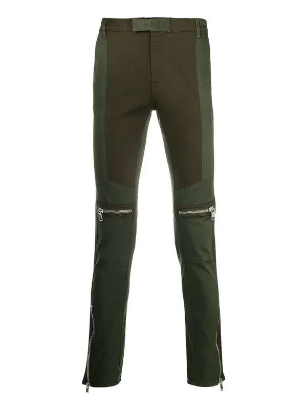 Givenchy Slim-fit Biker Trousers - Green