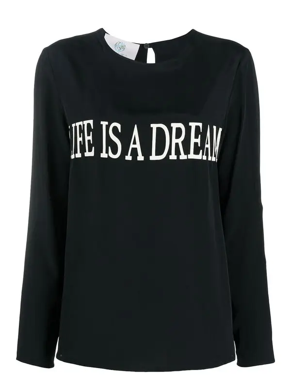 Alberta Ferretti Life Is A Dream Blouse - Black