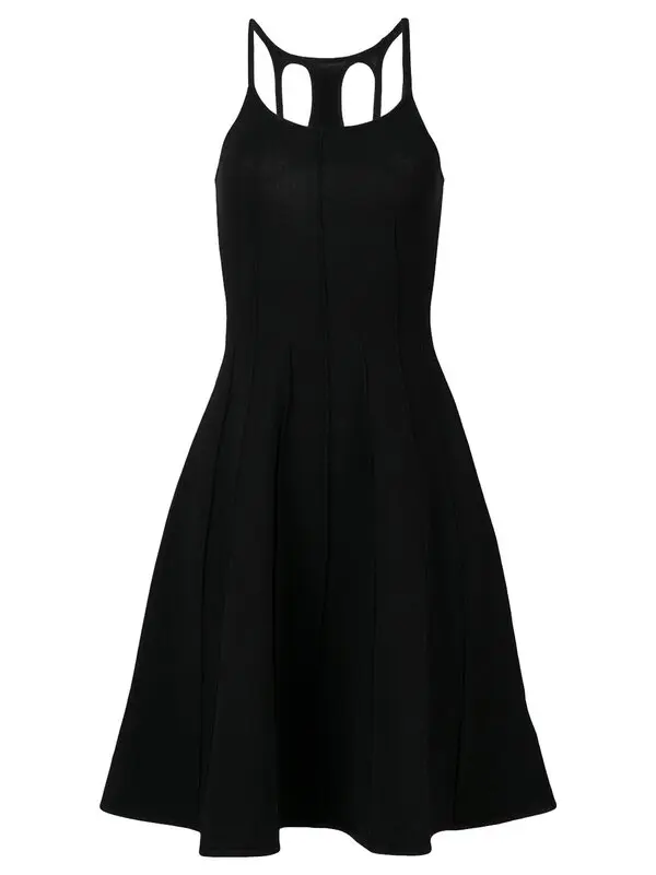 Dsquared2 Pleated Mini Dress - Black