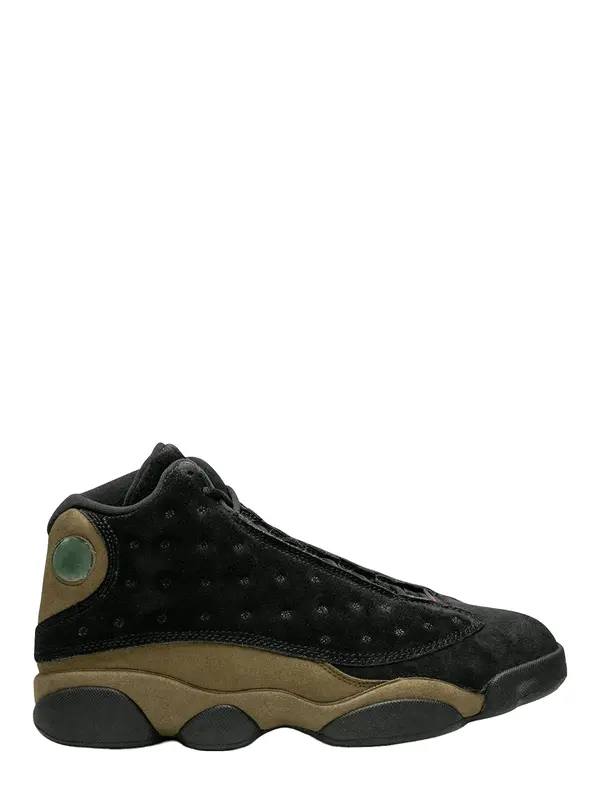 JORDAN Air 13 Retro Olive Sneakers - Black