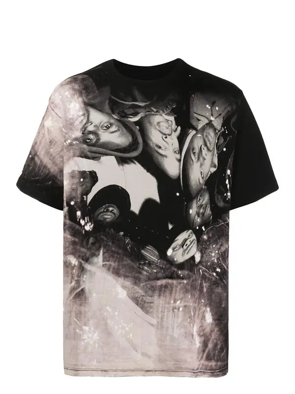 424 Wu-tang-print T-shirt - Grey