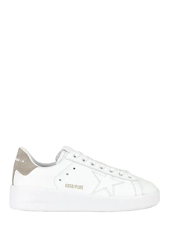 Golden Goose Pure Star Sneaker - White & Taupe