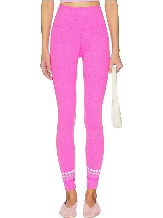 Beach Riot Piper Legging In Pink - Electric Pink