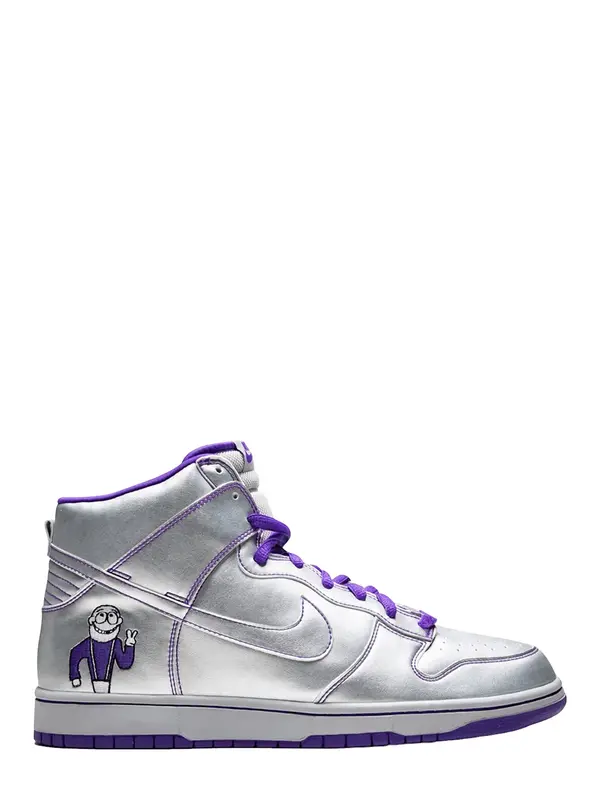 Nike Dunk High Premium Dinosaur Jr Sneakers - Silver