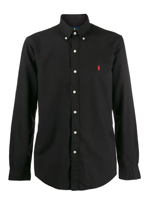 Polo Ralph Lauren Slim-fit Button Down Shirt - Black