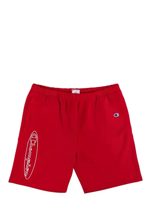 Supreme X Champion Sweatshorts - Red