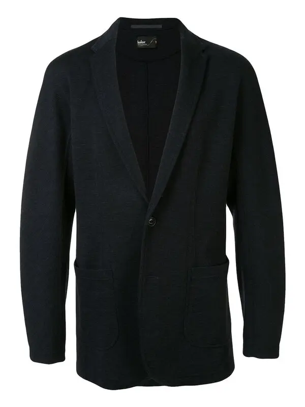 Kolor Knitted Single-breasted Blazer - Blue