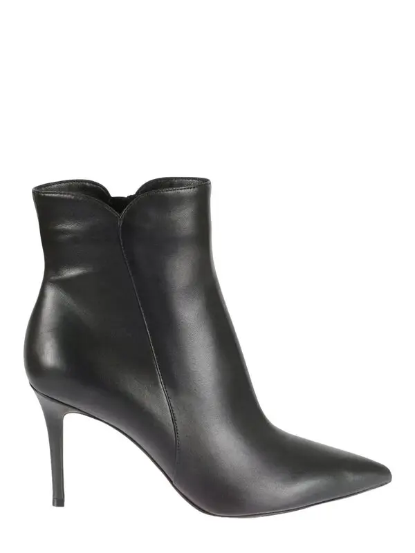 GIANVITO ROSSI Levy Leather Ankle Boots - Black