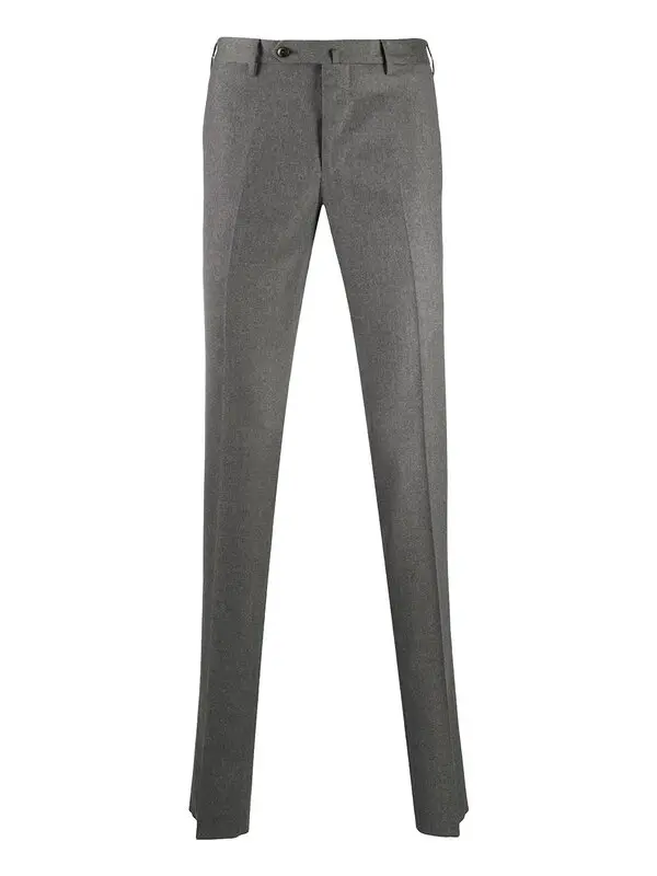PT TORINO Slim-fit Tailored Trousers - Grey