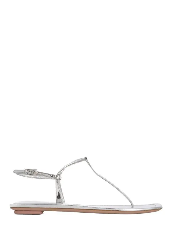 Prada Thong Sandals - Silver
