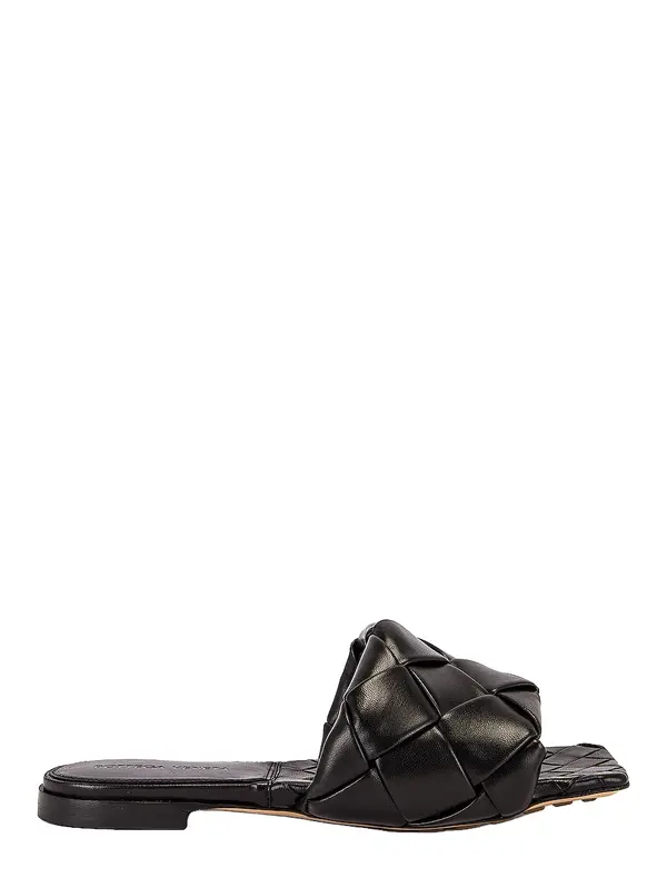Bottega Veneta Lido Sandals - Black