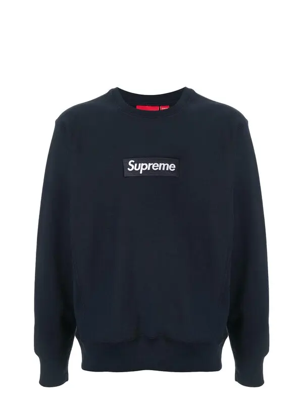 Supreme Box Logo Crew-neck Sweatshirt - Blue